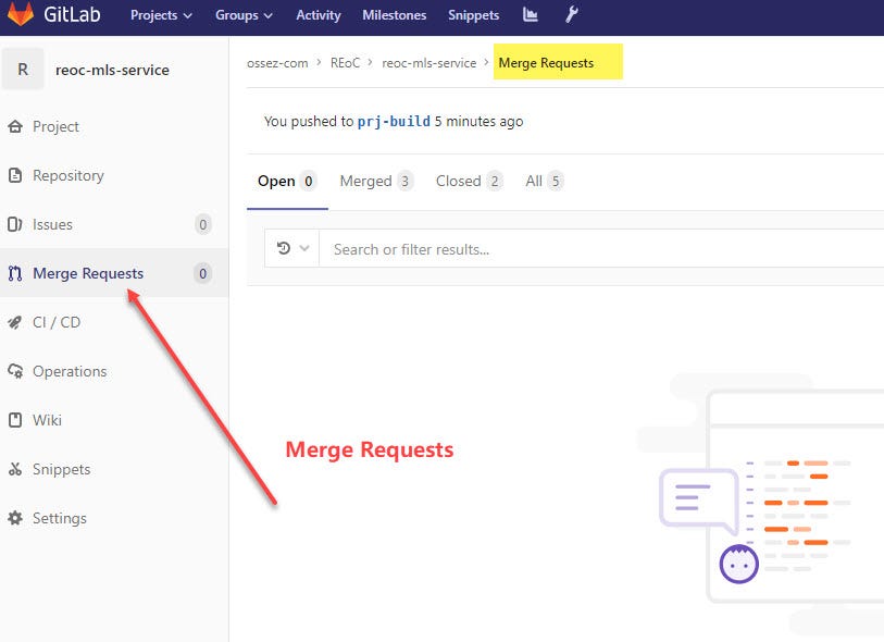 GitLab 如何在 Web 界面中 Merge branch. 希望在 GitLab 中对 2 个 branch 进行合并，如何创建 Pull… | by HoneyMoose | Medium