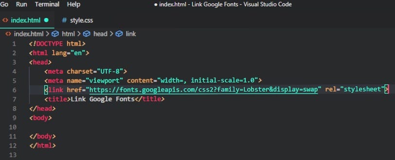 Link Google Fonts to Your HTML Document | by CodingGrove | Medium