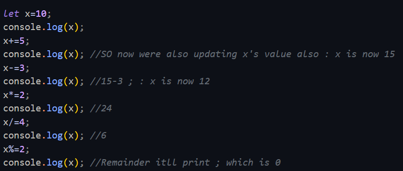 Few Operators In Javascript Saad Hussain Medium