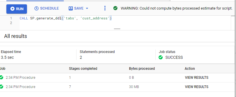 Use A Bigquery Stored Procedure To Extract Table Ddl By Lewis Cunningham Cloud Data