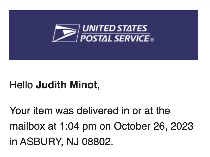 Return to Sender. My phone arrived back in New Jersey 14… | by Judy ...