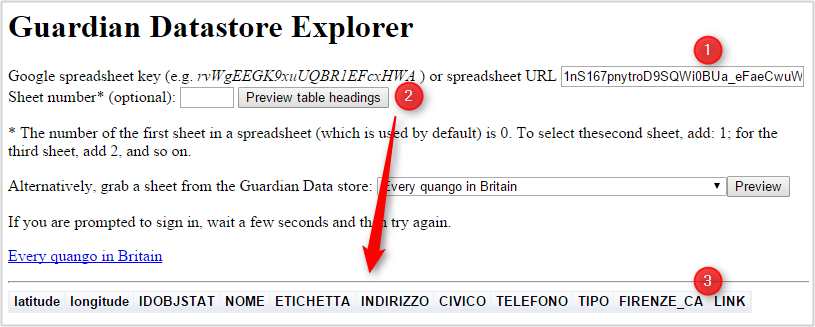 Guardian Datastore Explorer: per costruire query su fogli elettronici ...