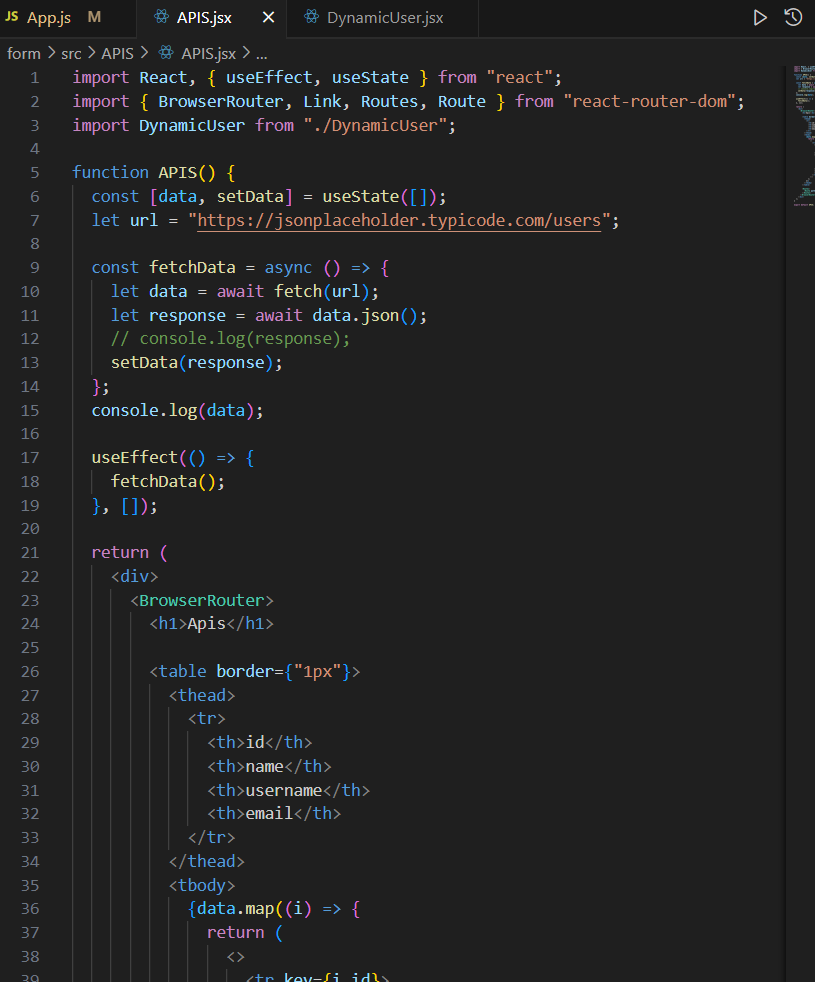 Build a Dynamic User Table in React with API and Routing | by Ritzz ...