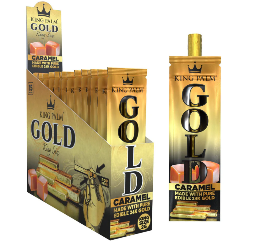 Introducing King Palm GOLD: Indulge in Opulent Caramel Gold Wraps ...