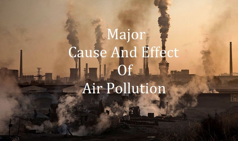 Causes Of Air Pollution