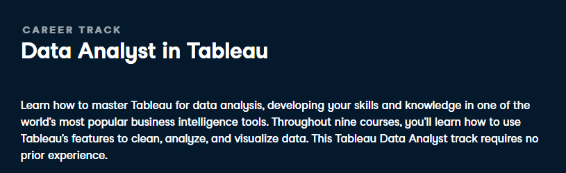 Tableau Data Analyst Track on DataCamp | by Andrew Singh | Medium