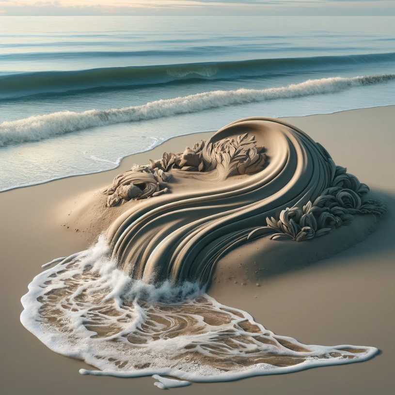 Tidal Teachings: Embracing the Impermanence of Art & Life → #Cybergems ...