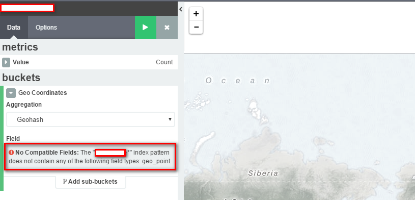 [elasticesearch] index pattern does not contain any of the following ...