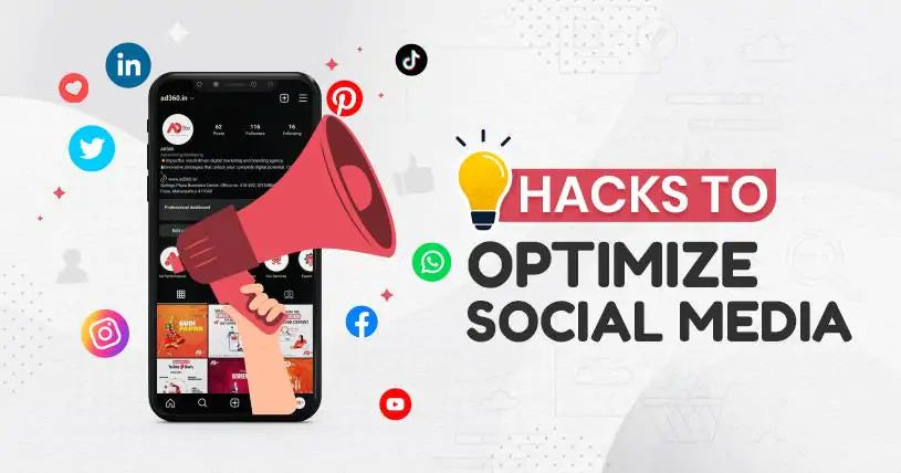HACKS TO OPTIMIZE SOCIAL MEDIA. Introduction | by AD360 | Sep, 2023 | Medium