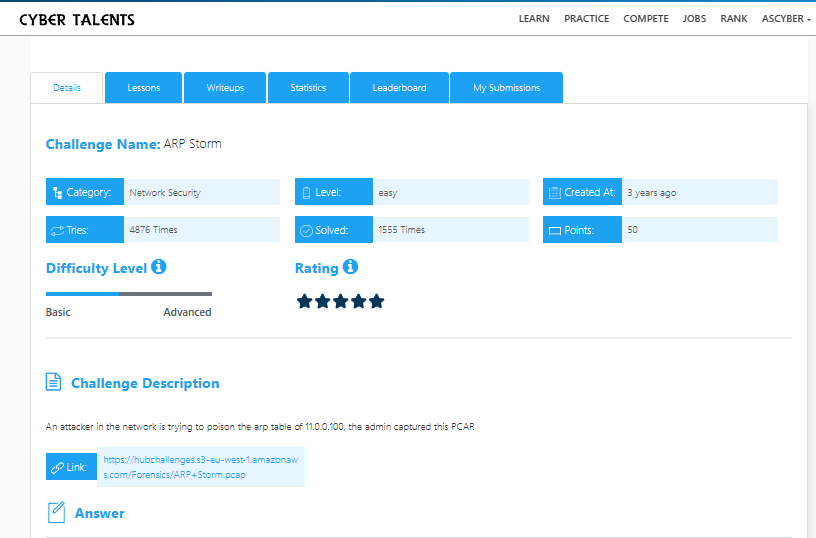 Network Security : ARP Storm. cybertalents | by Abdelwahab A. Shandy 🦅 | Medium