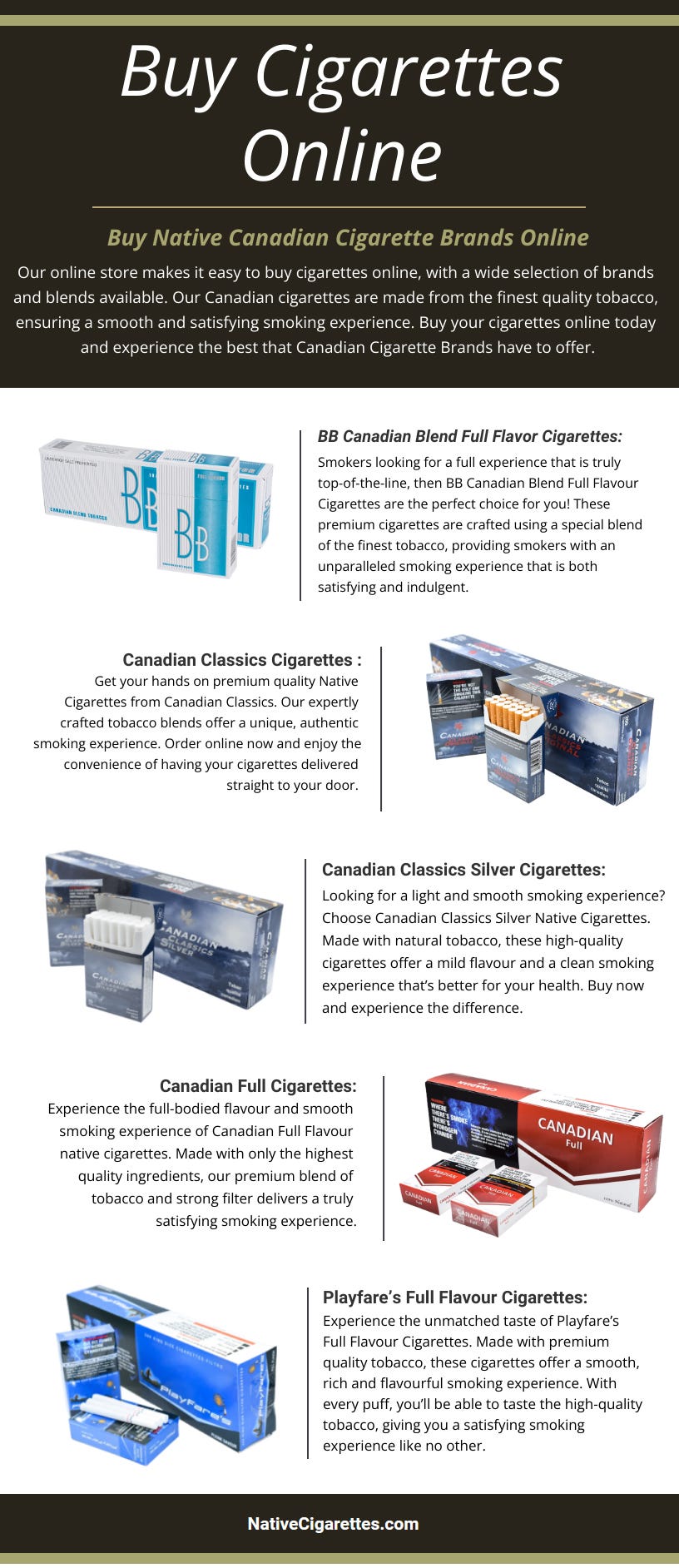 Native Brand Cigarettes Online