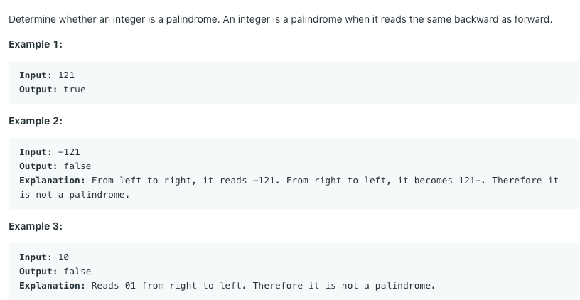 Palindrome Number Problem. As always, I’m writing my blog on… | by ...