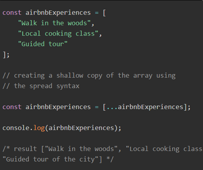 How to use the spread operator (…) in React | by maryam hafeez | Medium