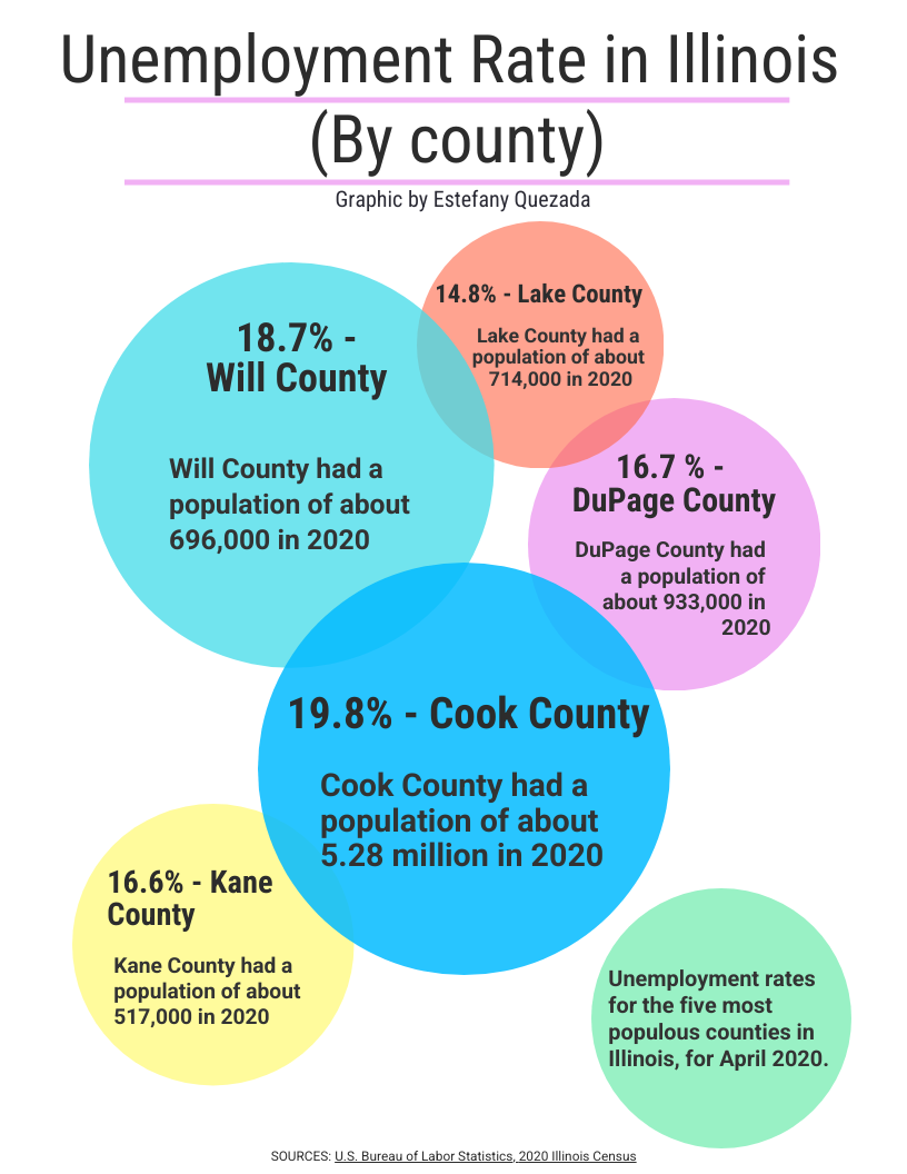 Five Illinois County Unemployment Rates in April 2020 | by Estefany ...