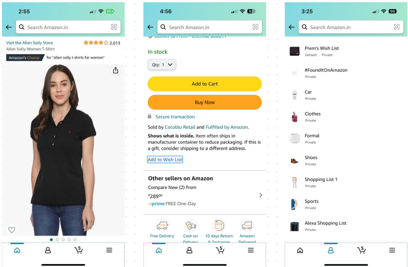 Creating an Intuitive Wishlist Experience on the Amazon App: A Design ...
