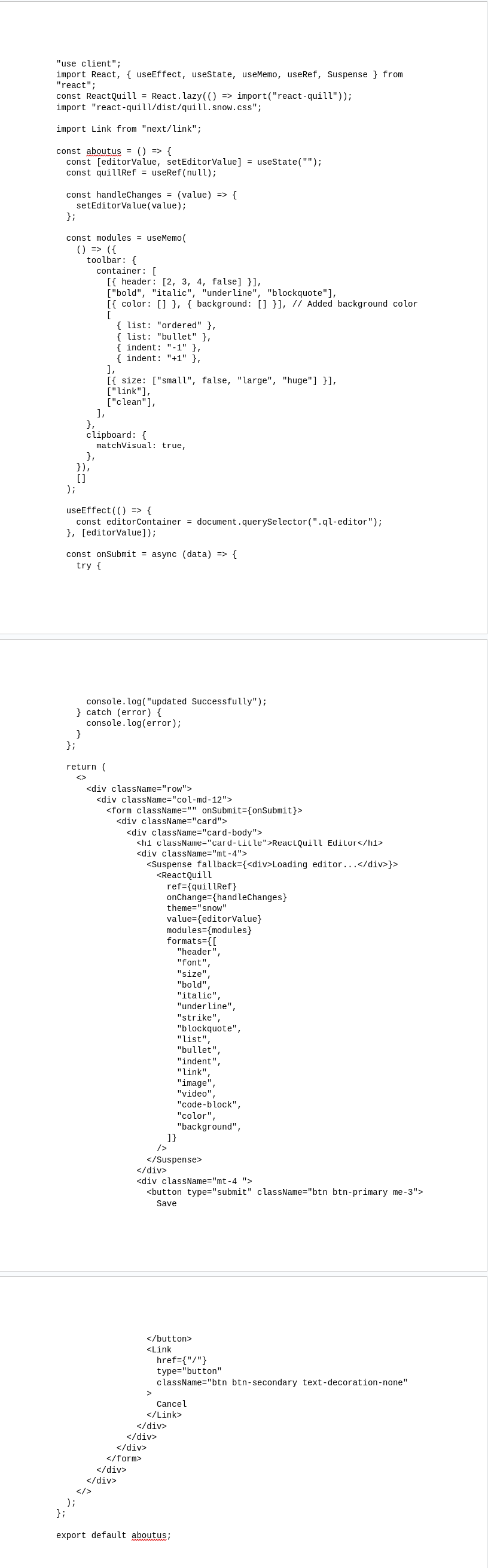 Implementing React Quill Editor in Next.js 14+ - Rkdeveloper - Medium