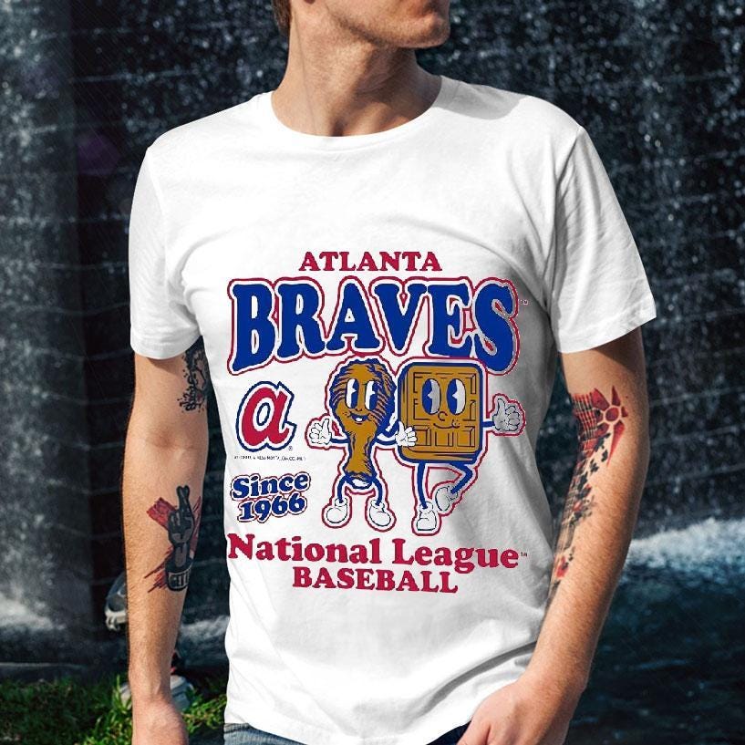 Atlanta Braves National League Baseball Since 1966 Shirt - bestdad - Medium