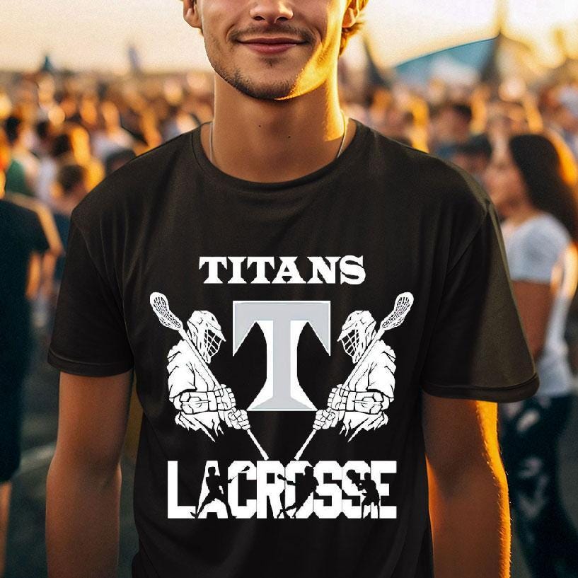 Titan Lacrosse Lax Shirt - Nbashirt - Medium