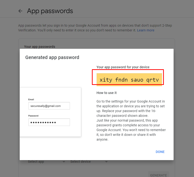 App Specific Passwords For Gmail And GSuite Apps | Step By Step Guide | by Jaynish Shah | Medium