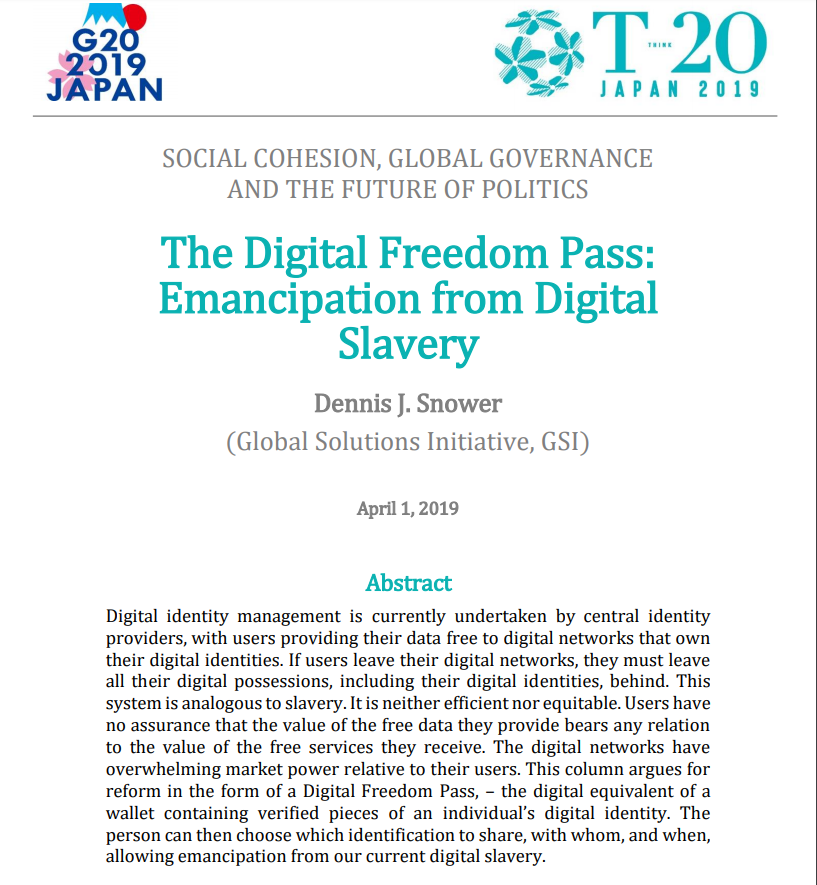 The Digital Freedom Pass: Emancipation from Digital Slavery | by Juan ...