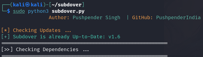 Uncover Subdomain Takeovers with SubDover: A Python3 MultiThreaded Scanner | by Ravindra Dagale ...