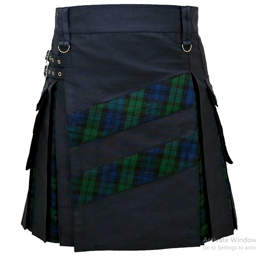 Classic Tartan Hybrid Kilt: Embrace Scottish Heritage - Seogentrychoice - Medium