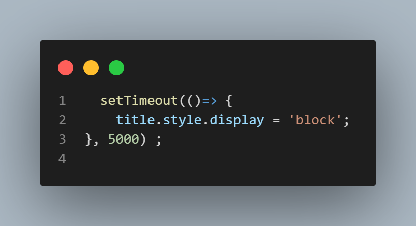 setTimeout , clearTimeout , setInterval - Ruzmatbek Jumaniyazov - Medium