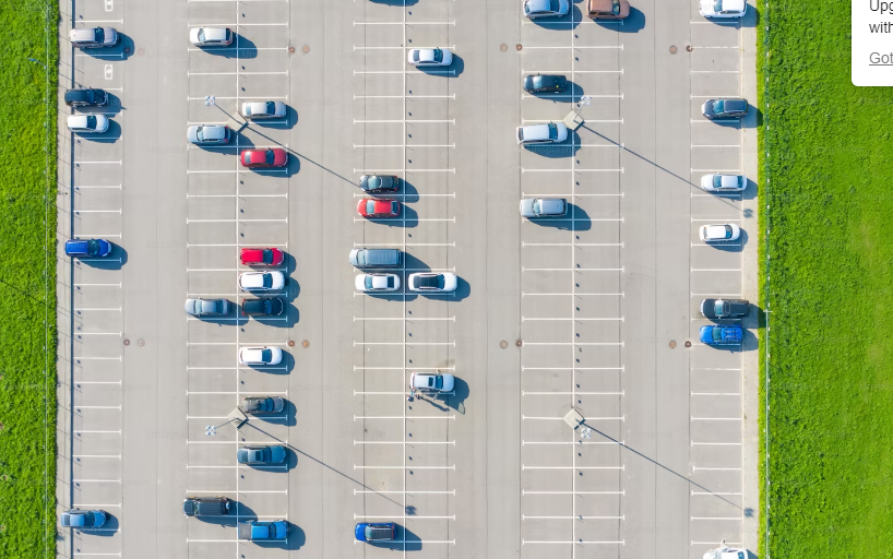 Parking Lot Line Striping — Warehouse Floor Markings - Thesuperstripers ...