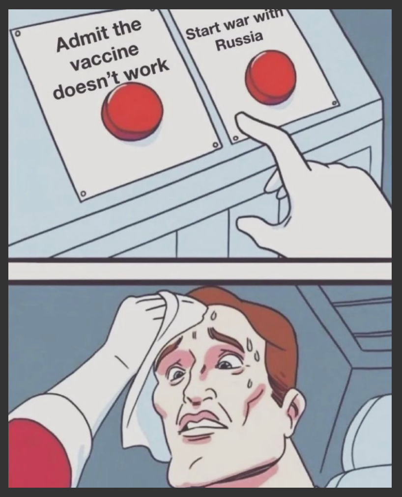 Vaccine vs. War. This specific meme of propaganda is… | by Hannah ...