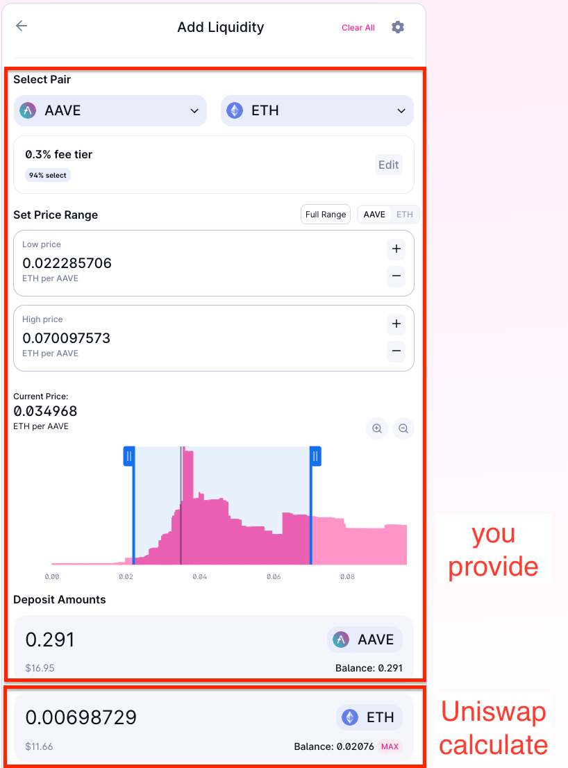 How Uniswap v3 deposit amount calculation works, and how this improves your capital efficiency ...
