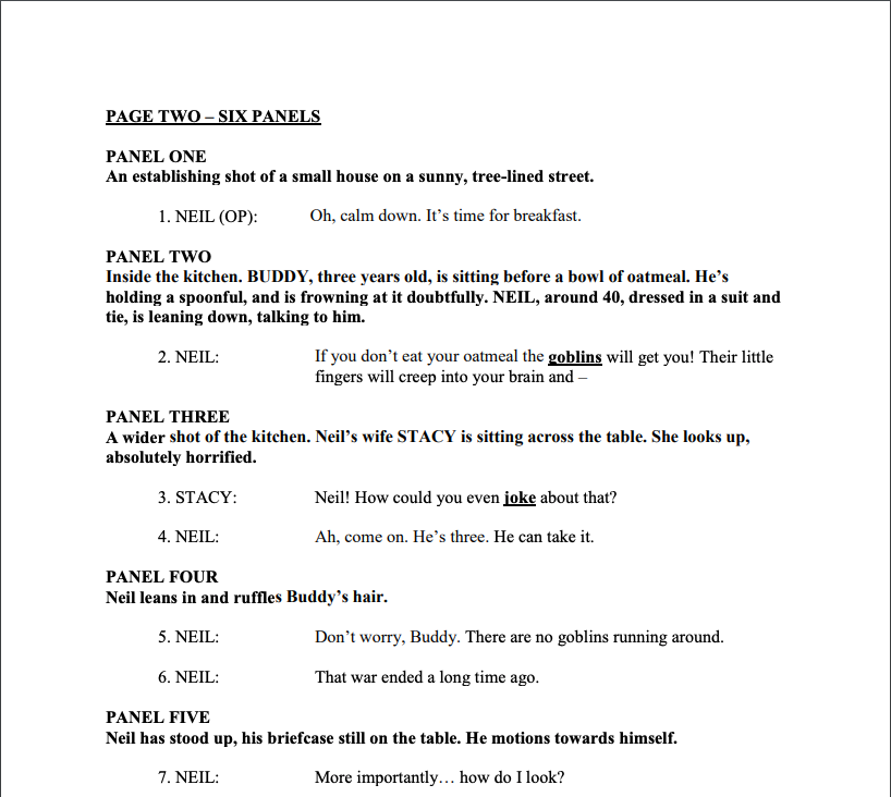 A Writer’s Guide to Crafting the Perfect Graphic Novel Script: 7 ...