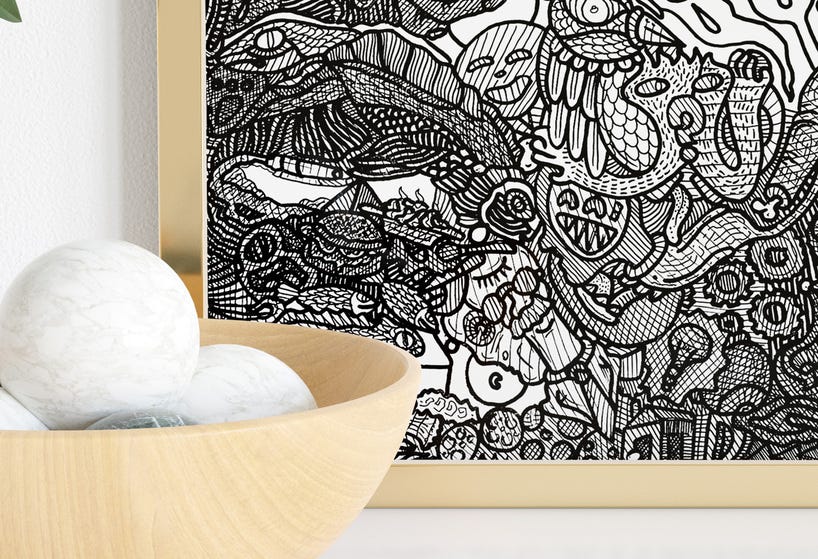 Medusa, Fine art drawing by DAN FLOW ART | by Doodle Mosaic | Medium