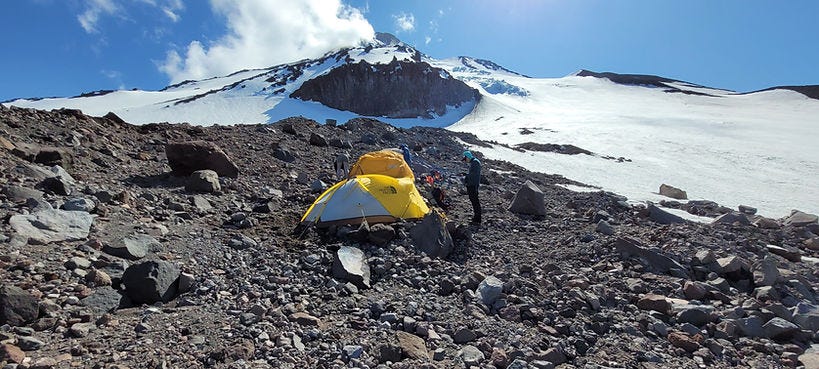 Trip Report: Mt Shasta’s Hotlum Glacier Left Ice Gully | by Josh Noles ...