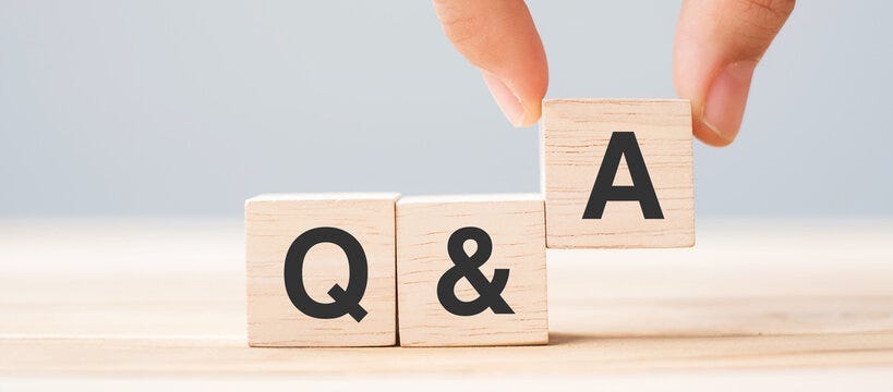 Q and A — Wednesday Edition - Joe Zingone - Medium