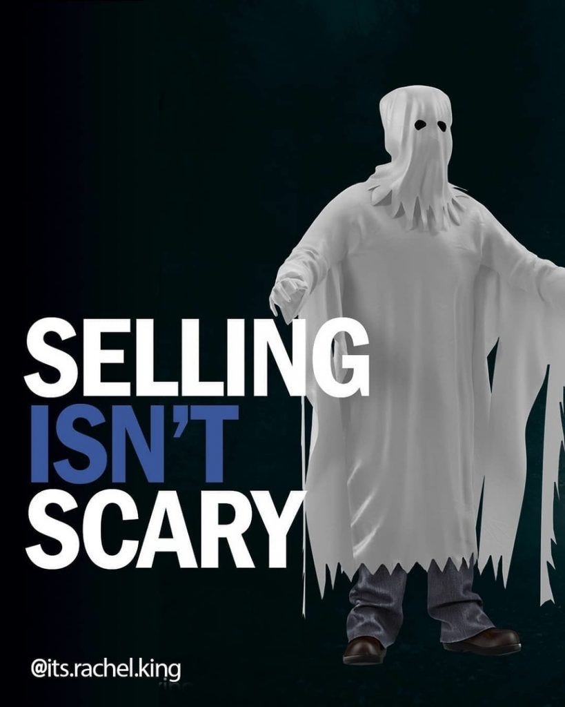 Selling Isn’t Scary. Selling Isn’t Scary 👻 | by Ruslan Galba | Medium