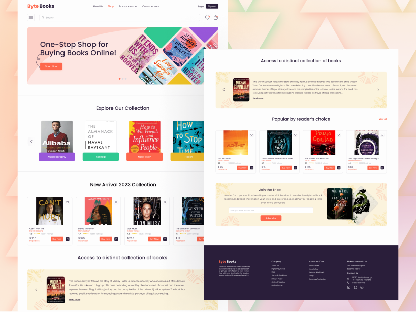 Journey of a UI/UX Designer: Crafting ByteBooks — An Online Bookstore ...
