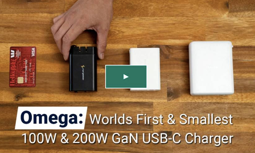 Omega Charger: Smallest 200W & 100W GaN USB-C Charger | by ReadWrite ...