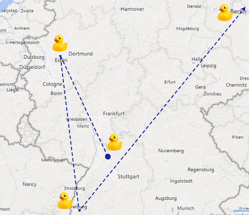 Whose favourite rubber duck travelled the most across Germany? | by ...