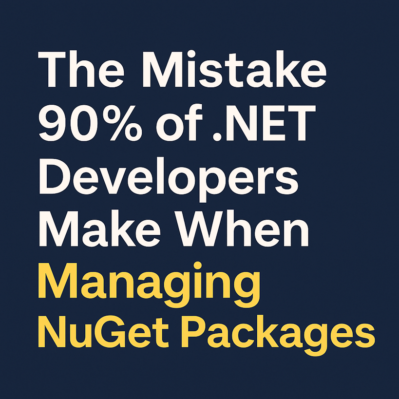 The #1 NuGet Versioning Mistake 90% of .NET Developers Still Make | by ...