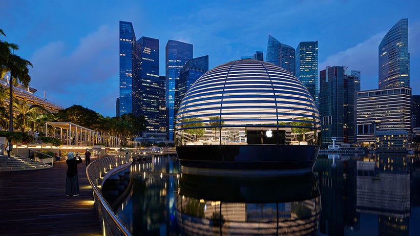 Apple Marina Bay Sands Store — Continuing Incredible Architecture - The ...