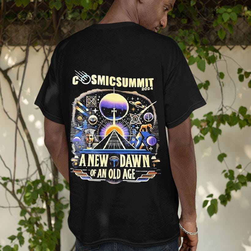 Cosmic Summit 2024 A New Dawn Of An Old Age Shirt - Oralie - Medium