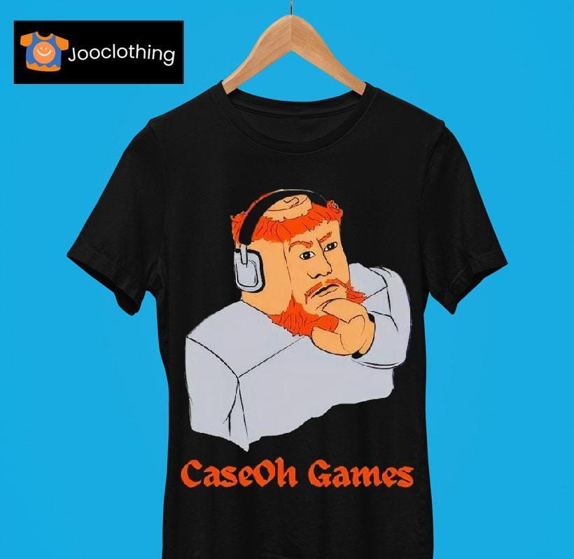 Caseoh Games Shirt - Mydad - Medium