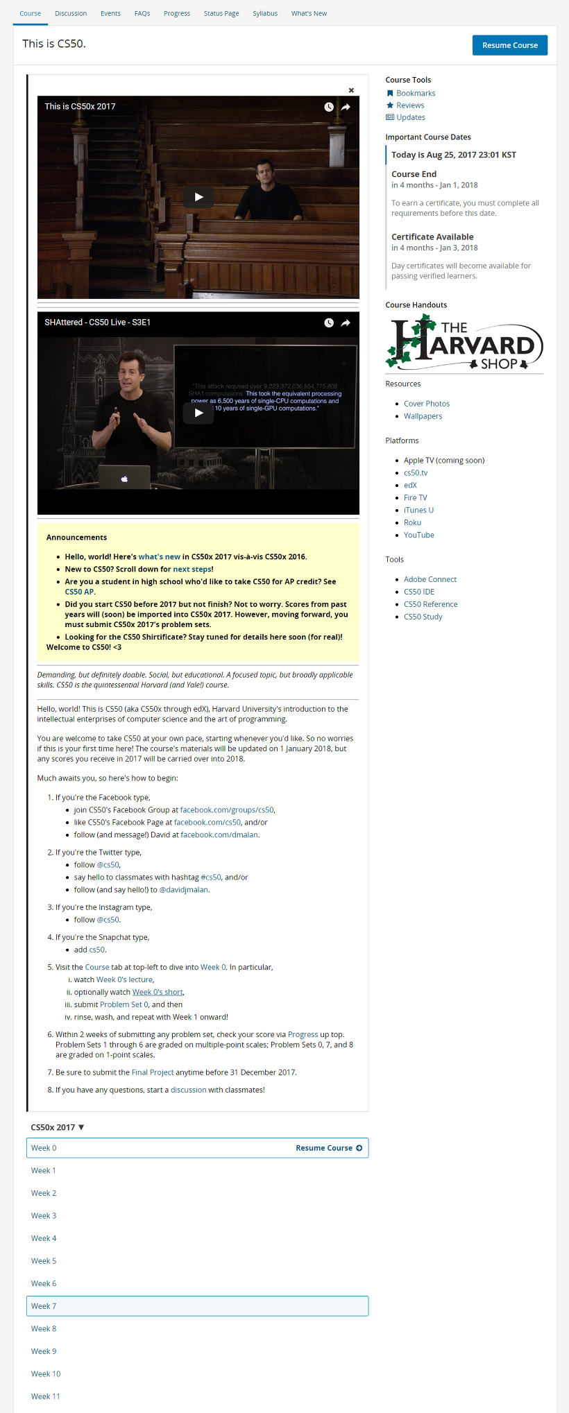 CS50 Introduction to Computer Science | by Damon Jung | Medium