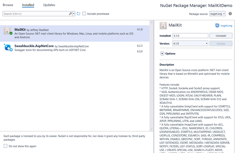 Episode 22 Sending Emails Using Mailkit And Gmail In Net 6 By Muhammad Waseem Waseem Net
