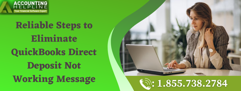 Reliable Steps to Eliminate QuickBooks Direct Deposit Not Working ...