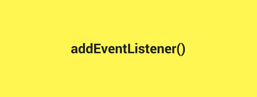 One-off event listeners in JavaScript | by Ashwani Gupta | Beginner's ...