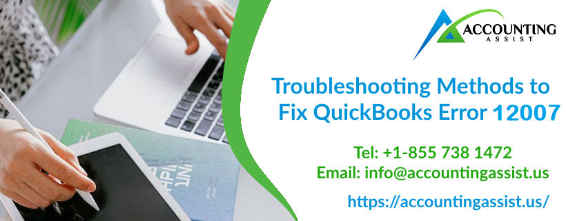 Easy Troubleshooting Steps to Fix QuickBooks Error 12007 - Marryson ...
