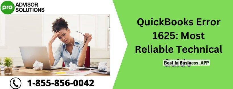 A proper way to rectify QuickBooks Error 1625 - John Mule - Medium