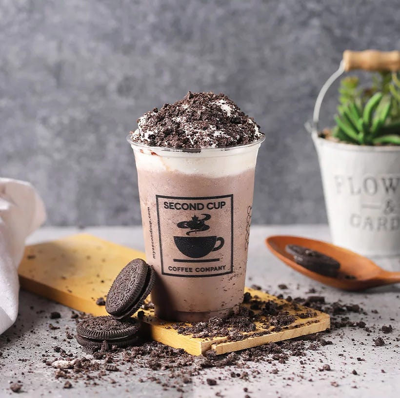 Indulge in Bliss: The Cookies ‘n Cream Delight at Second Cup Coffee in ...