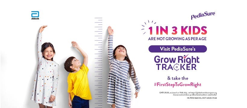 Grow Right with Pedia Sure. A child’s healthy development depends… | by ...